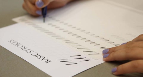 Brush Lettering Workshop | University Housing and Dining